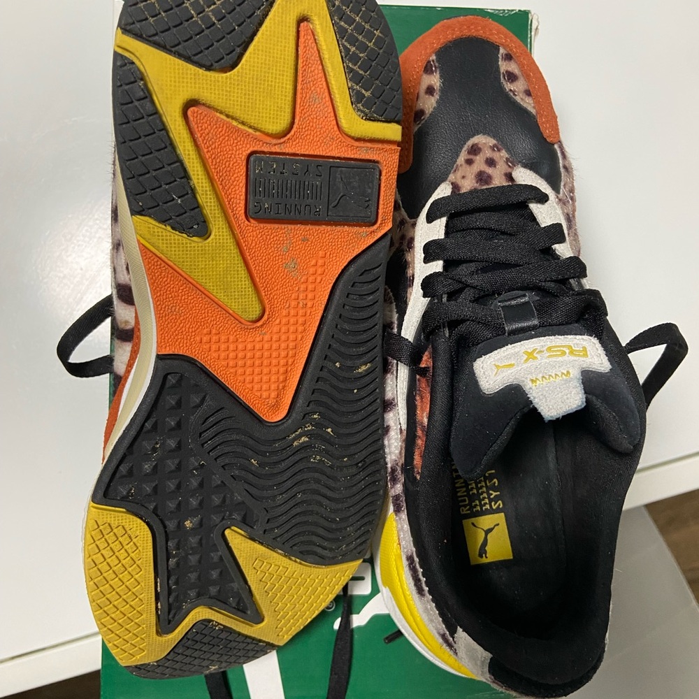 Puma Rs-X Multi Colored Animal Print Sneakers - Gem